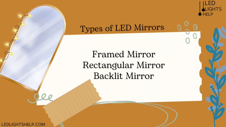 How to Install LED Lights Behind Mirror?